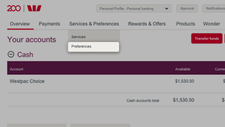 How to add or update ABN | Westpac