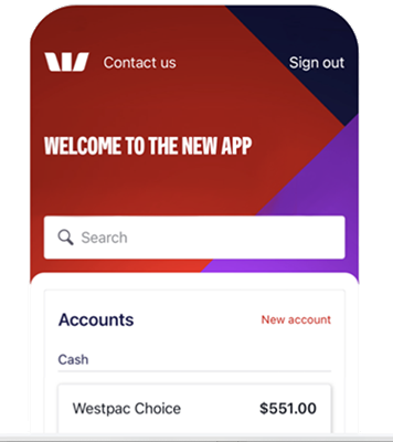 New App Update Welcome | Westpac
