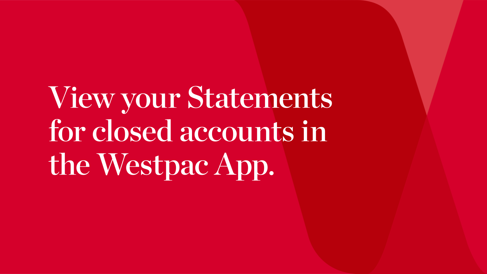 Closed account statements | Westpac